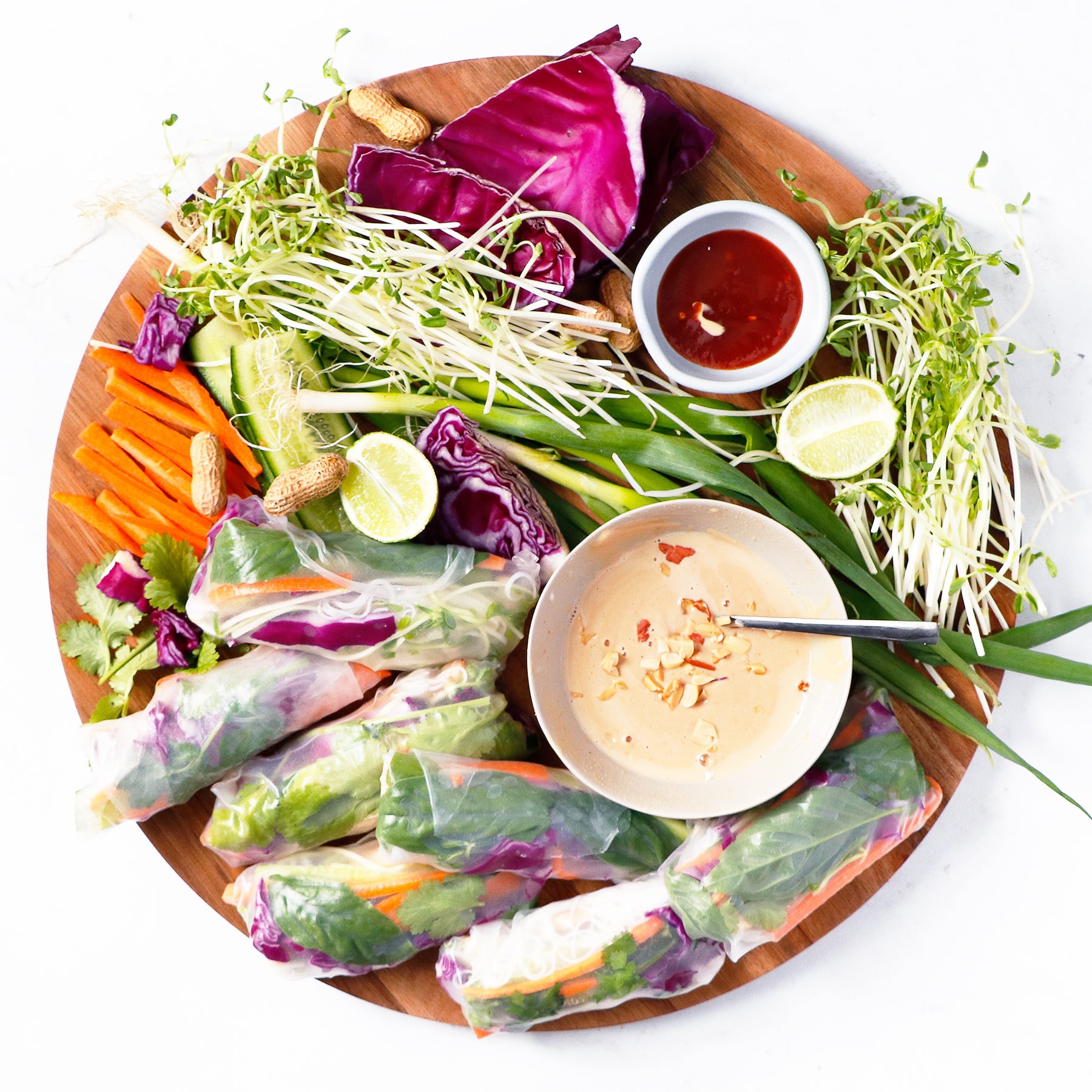 Vibrant Vegan Rice Paper Rolls | Matchbox