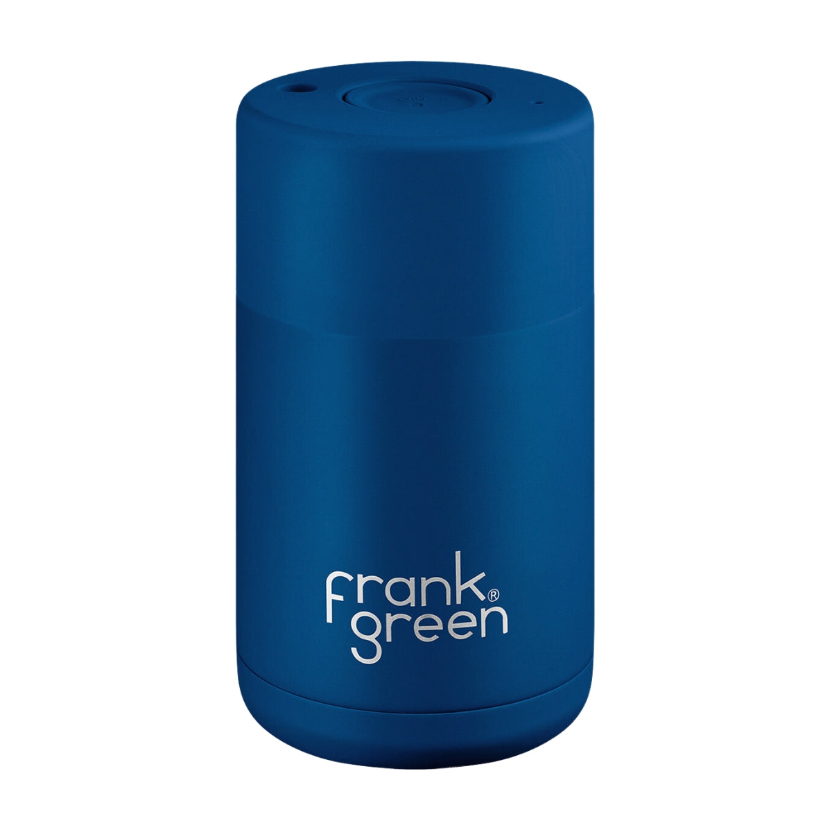 12oz Reusable Cup - Push Button Lid - Deep Ocean| Frank Green | Matchbox