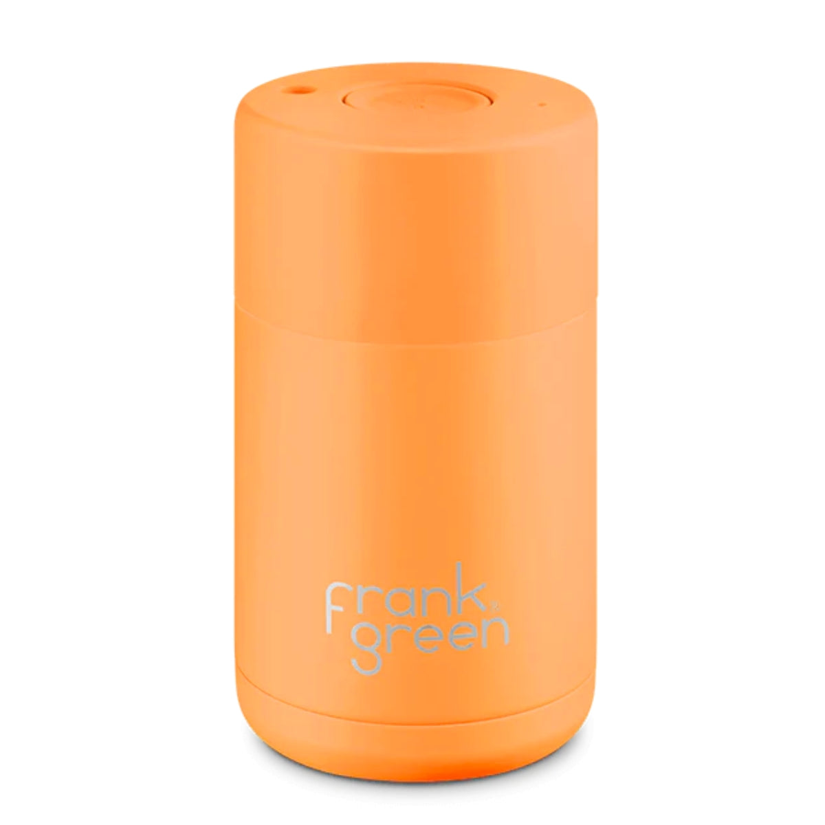 12oz Reusable Cup - Push Button Lid - Neon Orange | frank green | Matchbox