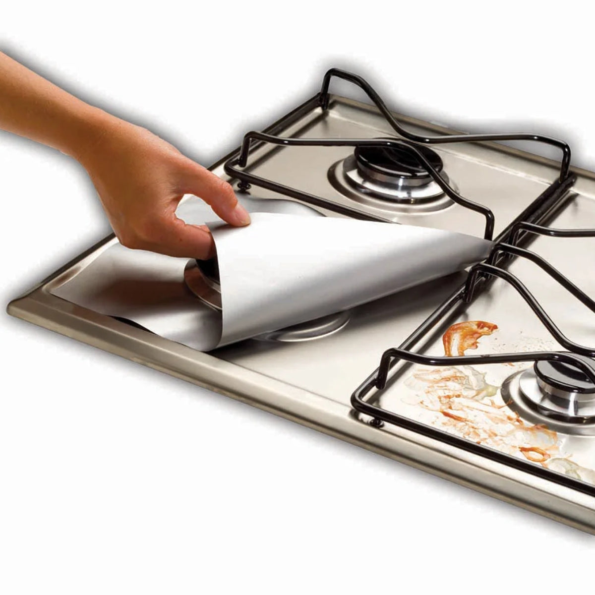 Gas Range Protector Set of 4| NoStik | Matchbox