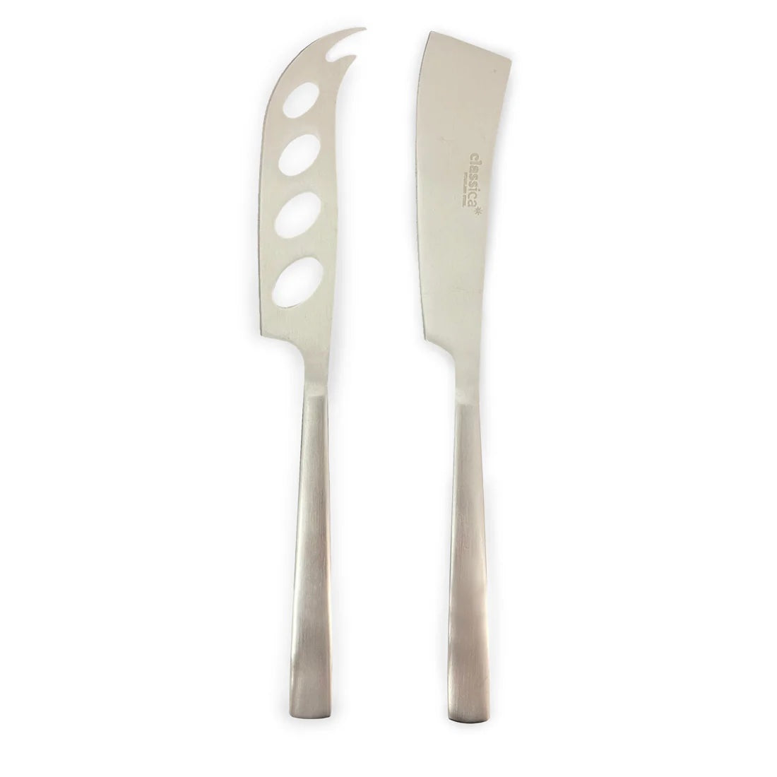 St Clare Nordic 2 Piece Cheese Set Silver Matte Finish | Classica ...