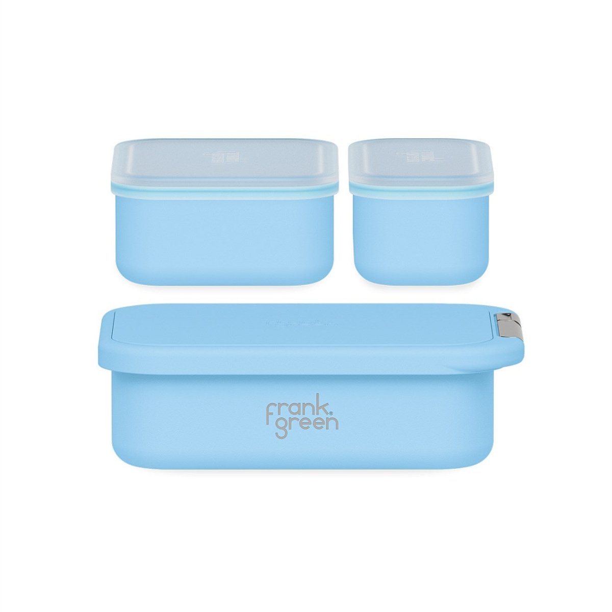Lunch Container With Silicone Lid Sky Blue | frank green | Matchbox