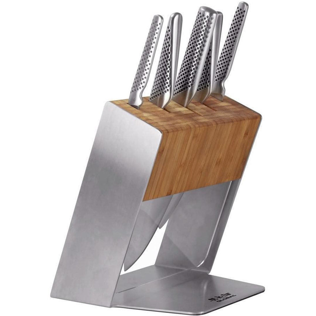 6 Piece Katana Knife Block Set | Global | Matchbox