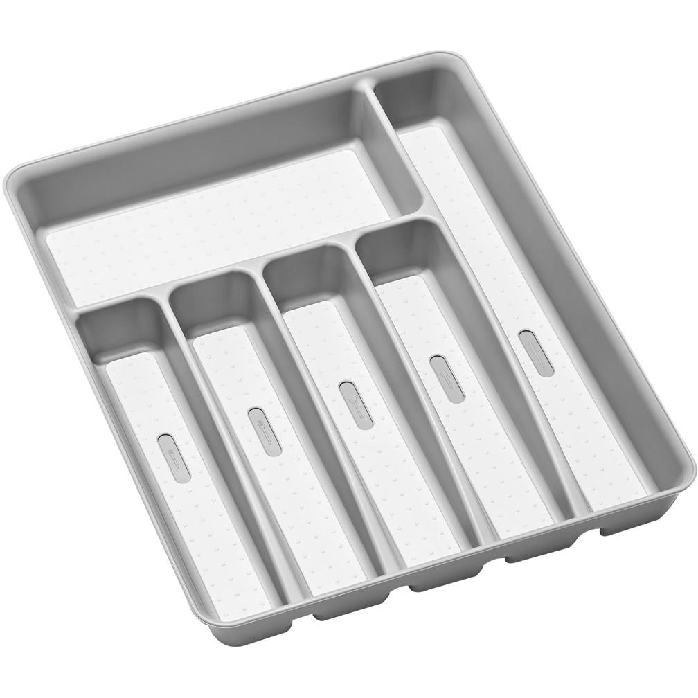 6 Compartment Cutlery Tray 39cm x 32.6cm x 5cm| Madesmart | Matchbox