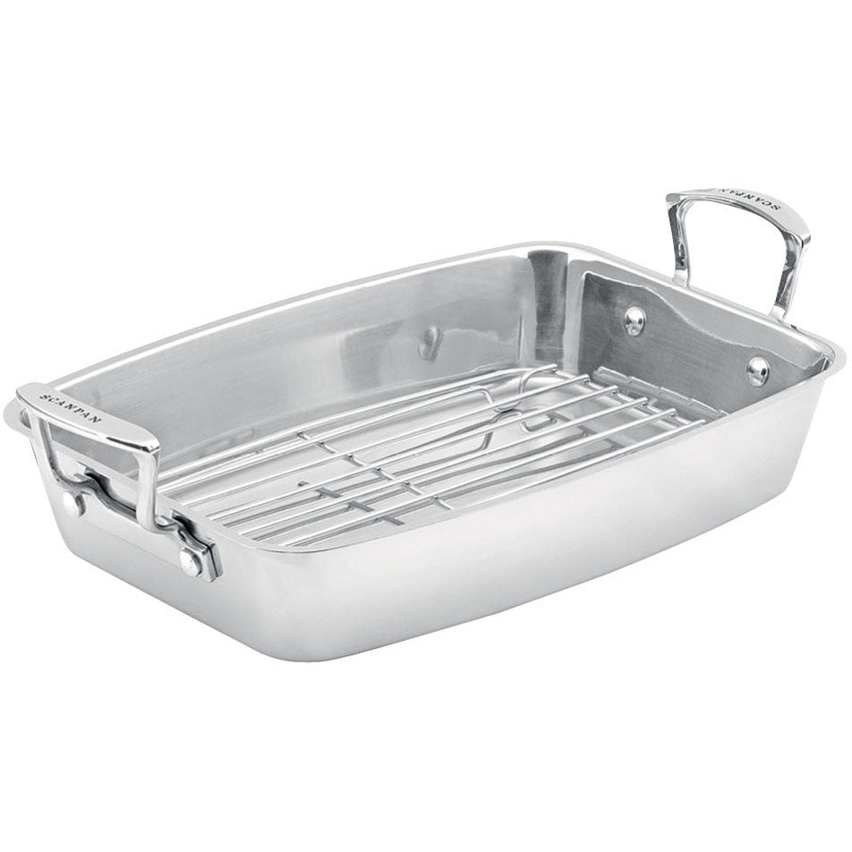 Impact Roaster with Rack - 44.5cm x 26cm | SCANPAN | Matchbox