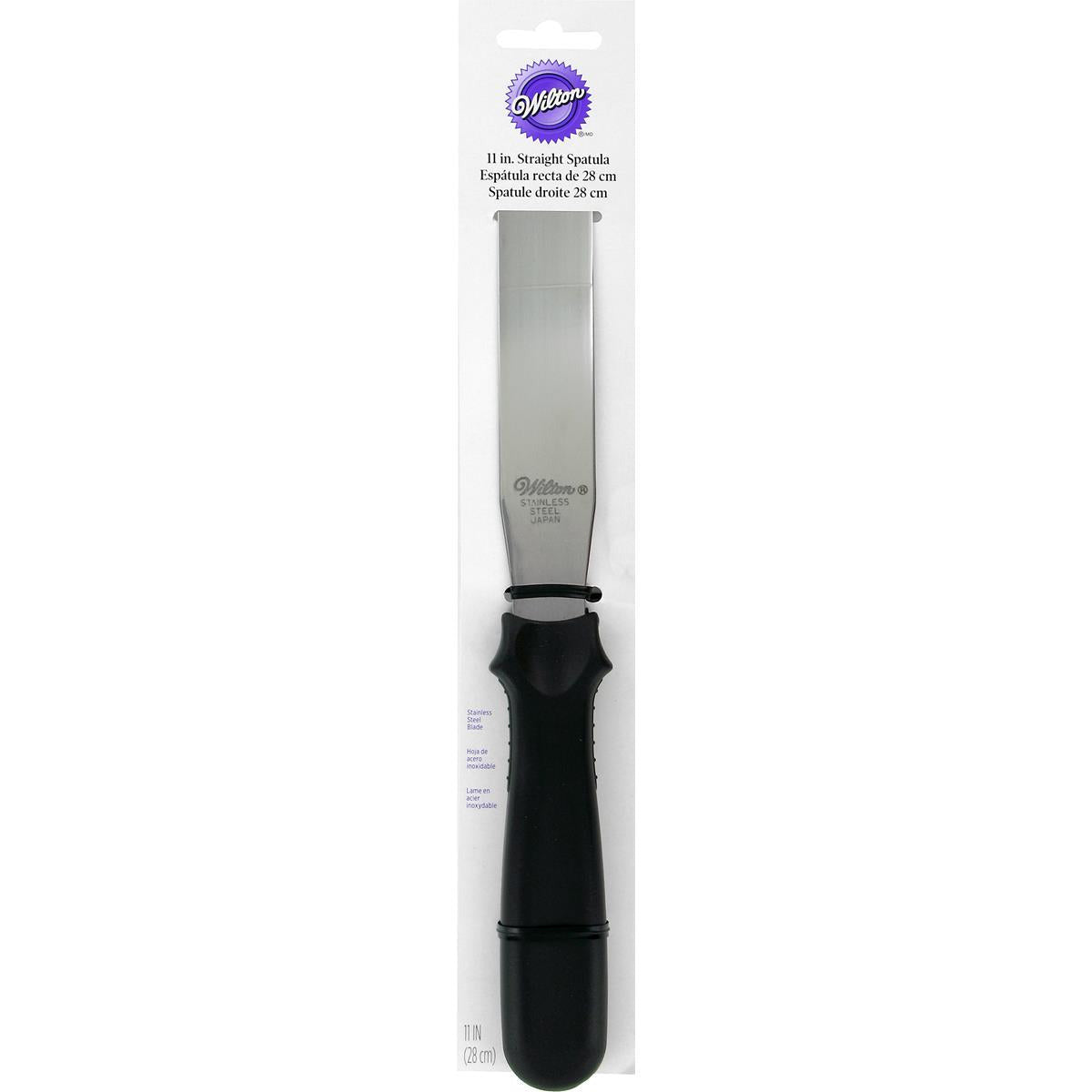 Straight Spatula 11IN - Black| Wilton | Matchbox