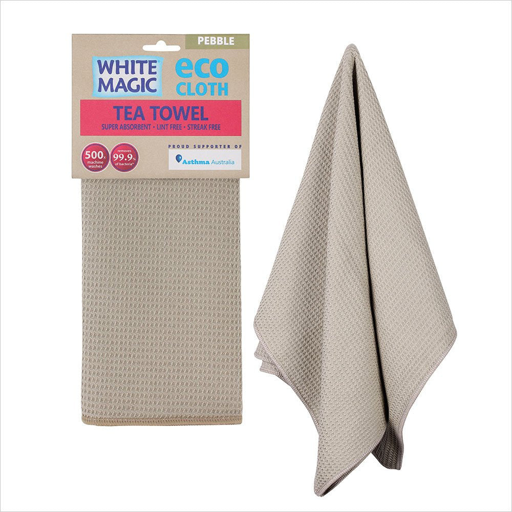Tea Towel Single Pebble | White Magic | Matchbox